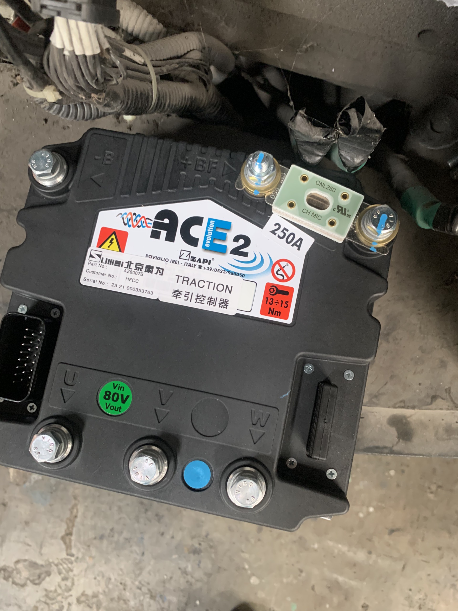 BỘ ĐIỀU KHIỂN ZAPI ACE2 80V XE NÂNG ĐIỆN