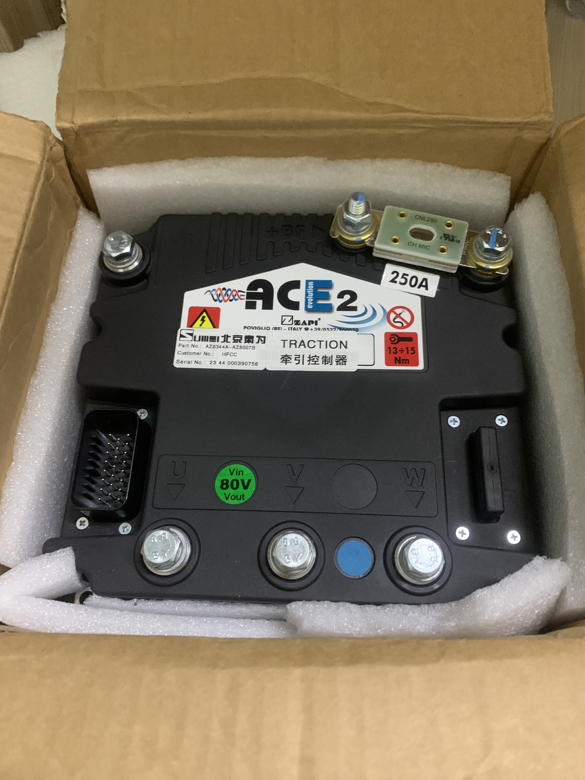 Bộ điều khiển xe nâng MGA Thương hiệu ZAPI ACE2 80V